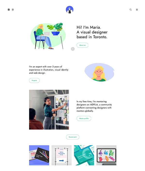 450+ Best Portfolio Website Examples For Inspiration - Pixpa