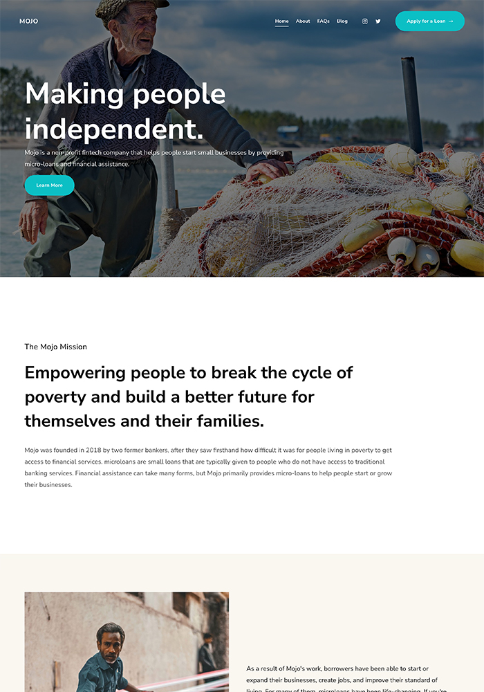 Website Templates for Community and NonProfit Websites