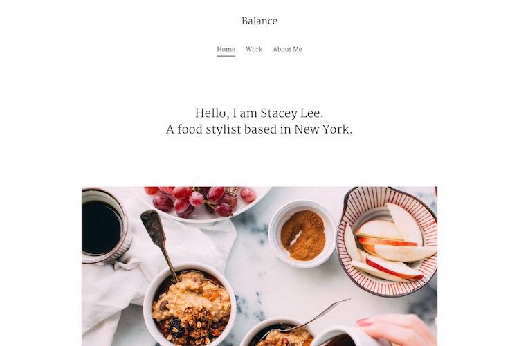 Website Templates for Photographers, Creators & Small Businesses