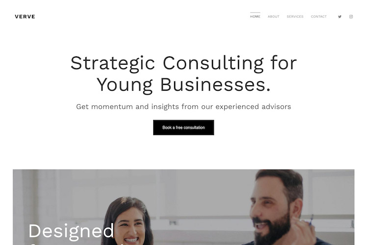 Website Templates for Photographers, Creators & Small Businesses