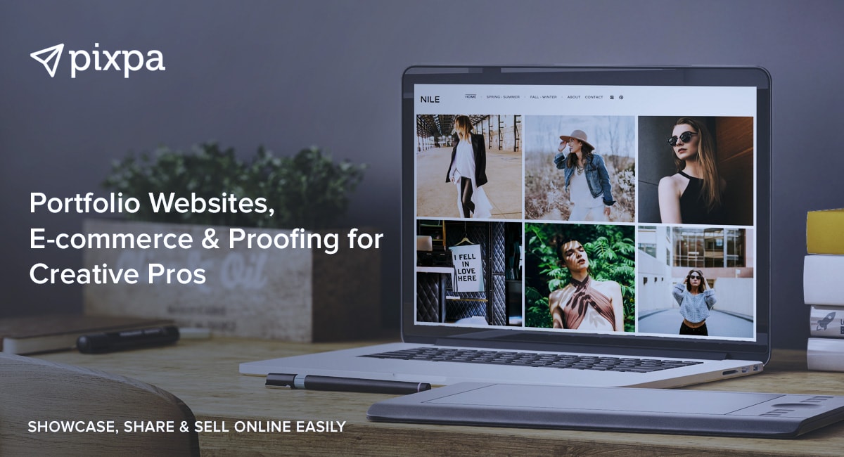 Online Portfolio Websites for Creatives - Pixpa